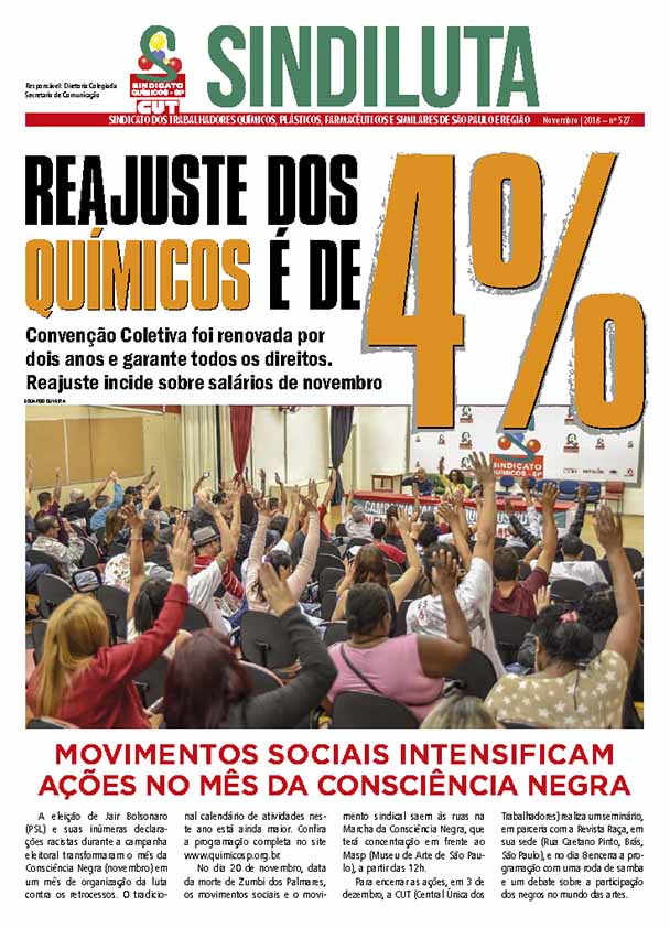 Edição 527 - Sindicato dos Químicos de São Paulo Edição 527 - Sindicato dos Químicos de São Paulo